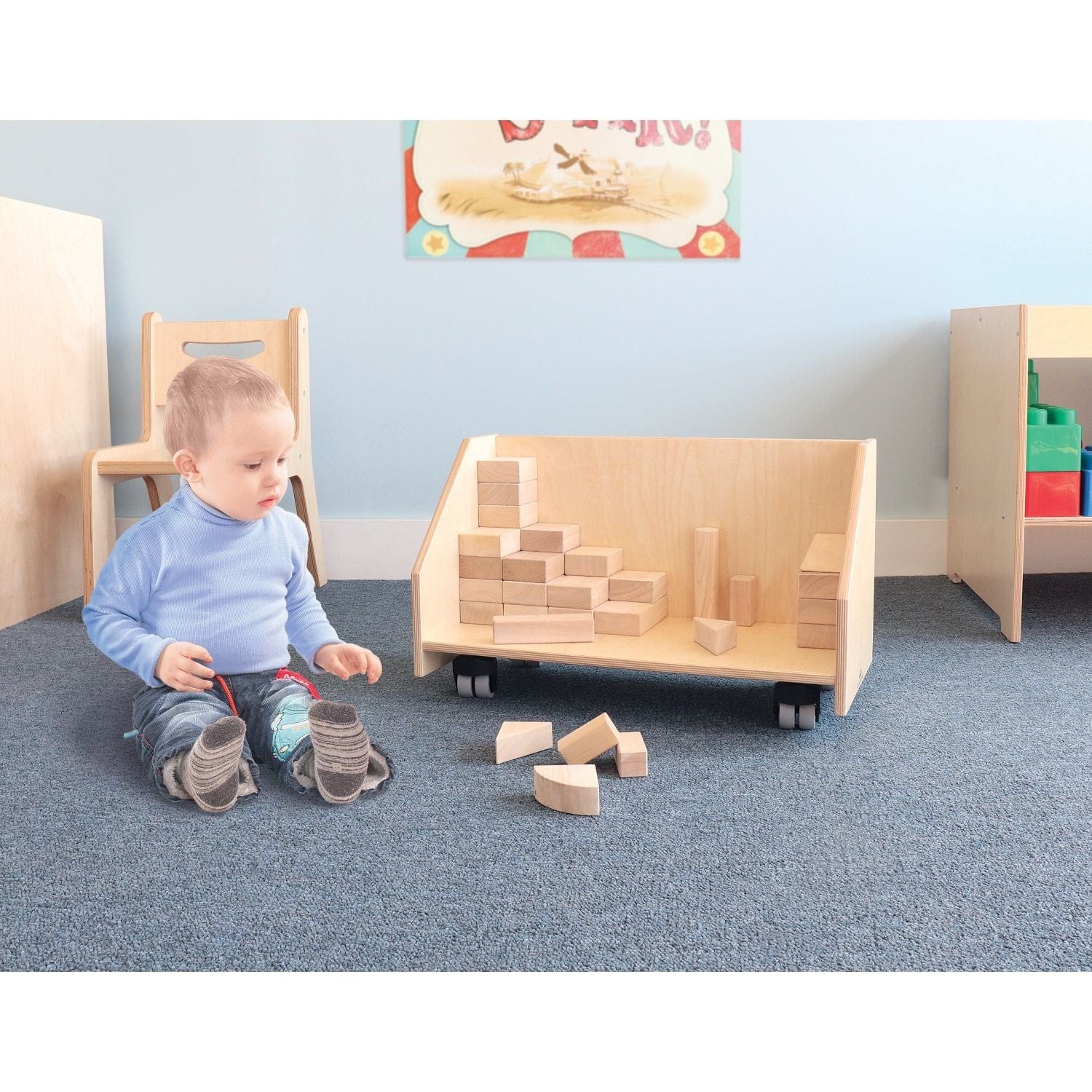 Building Block Storage Cart – The Inspired Playhouse